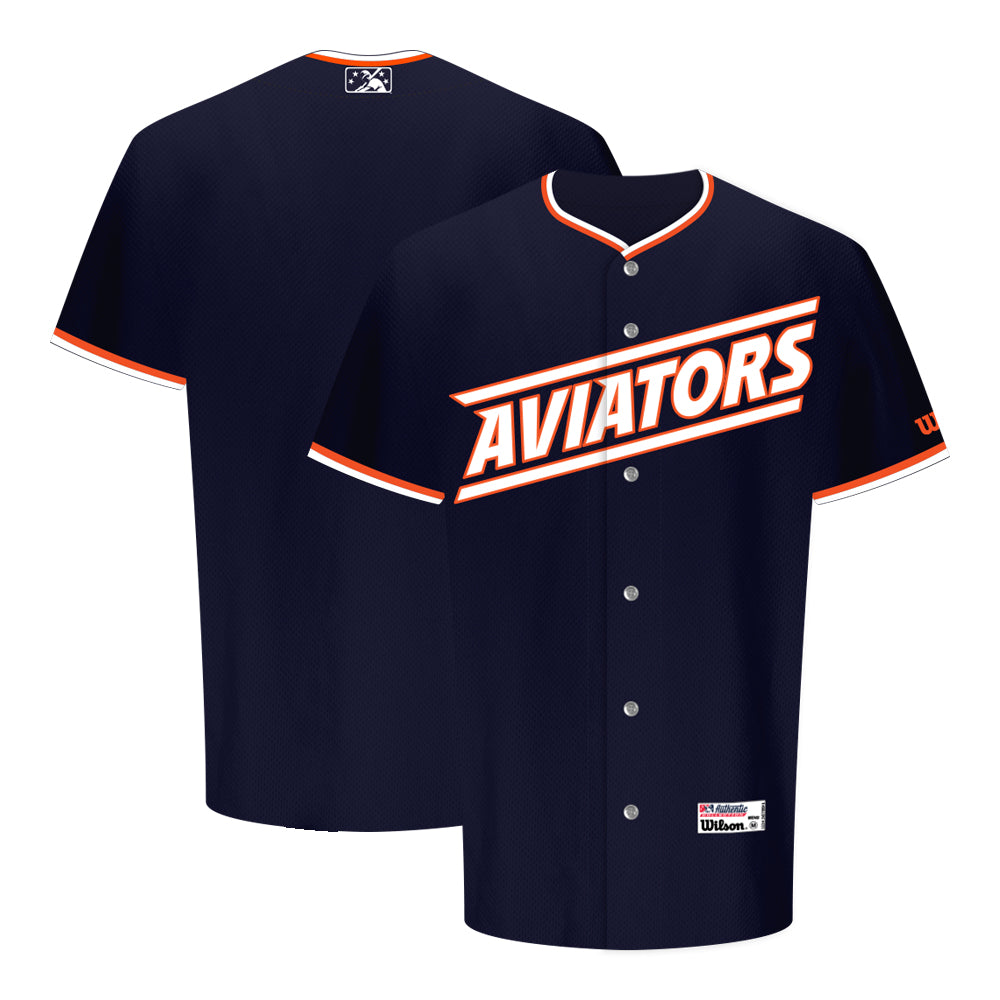Las Vegas Aviators Wilson Alternate Aviators Navy Authentic Jersey ...