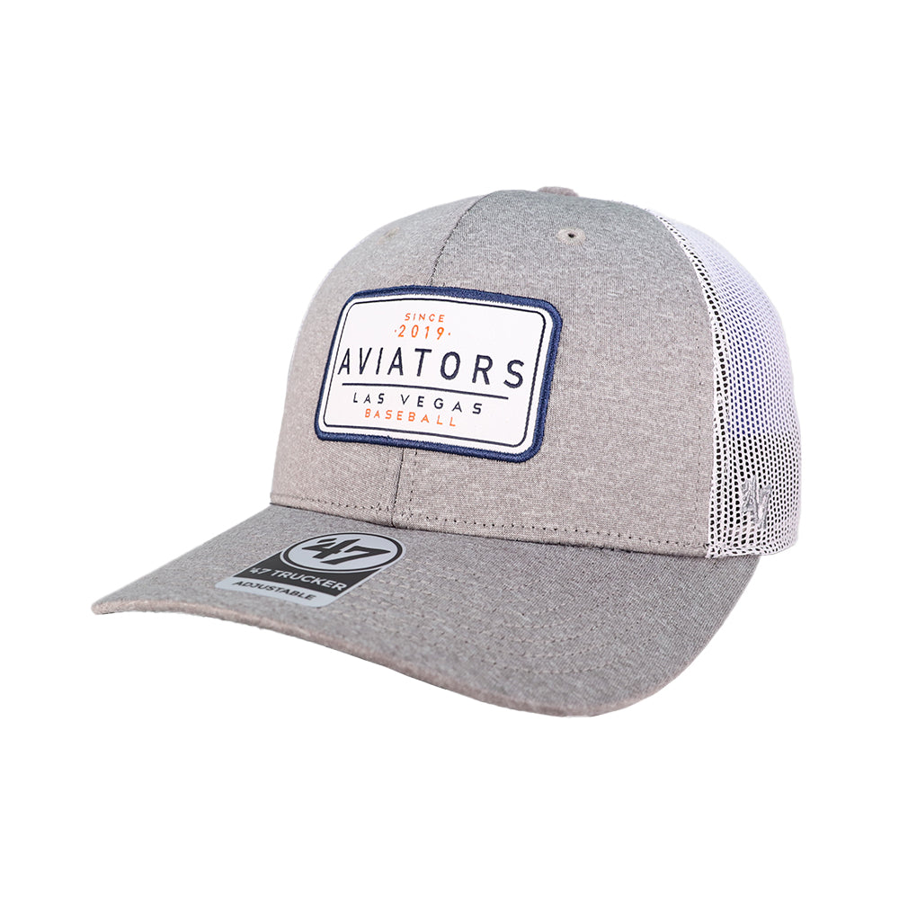 Aviators Las Vegas Baseball Since 2019 Gray/White Harrington '47 TRUCK ...