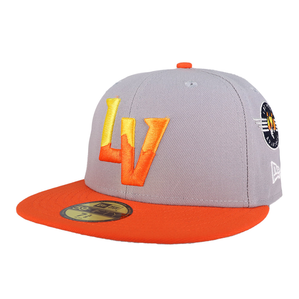 New Era 5 Panel Multi Hit LV Gray/Orange 59FIFTY Fitted Hat – The Fly Zone