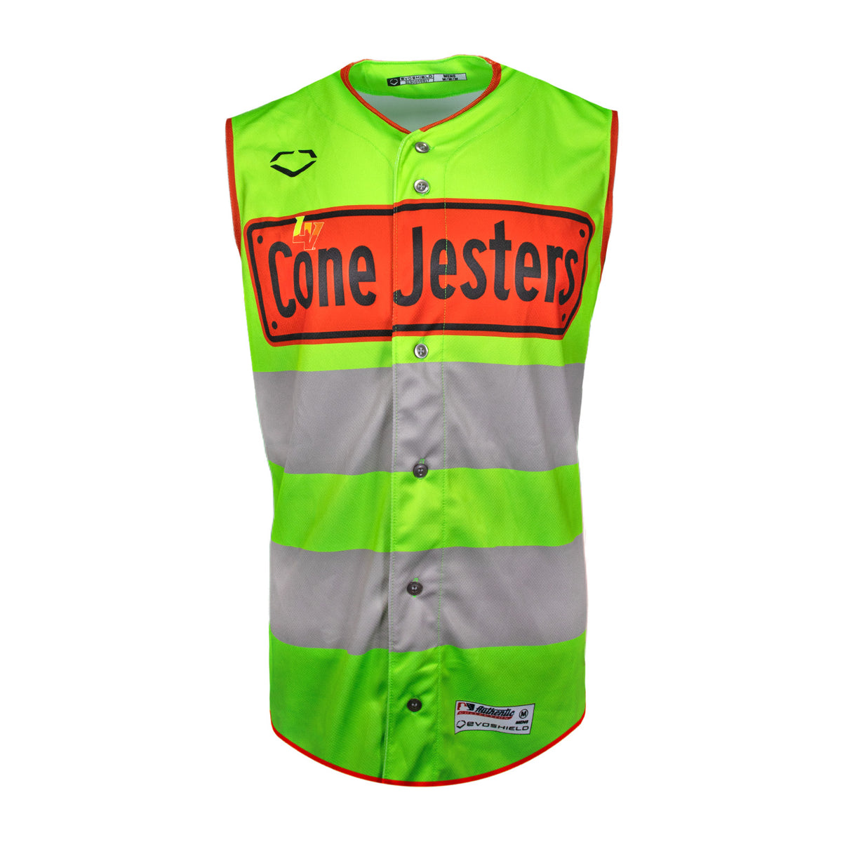Las Vegas Cone Jesters Evoshield Theme Night Collection Yellow/Orange ...